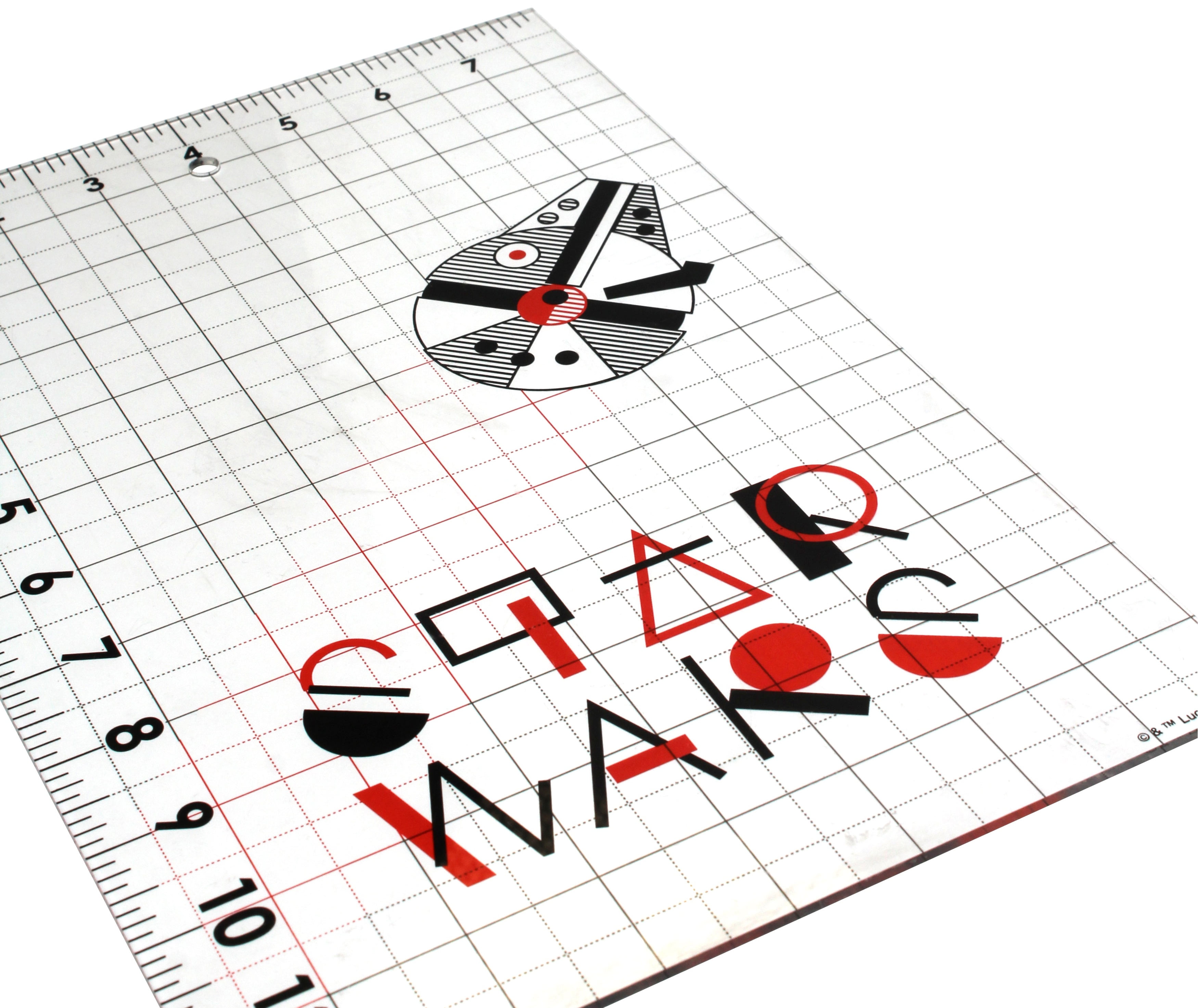 Star Wars Ruler-Millenium Falcon 12"X8" - Walmart.com