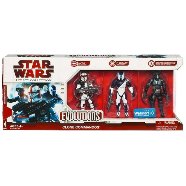 Star Wars Saga 2009 Evolutions Exclusive Set Legacy Collection Clone ...