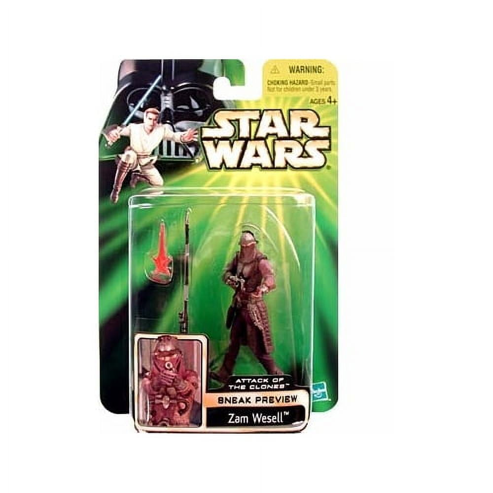 Star Wars - Saga: AOTC Sneak Preview - Action Figure - Zam Wessel (3.75 ...