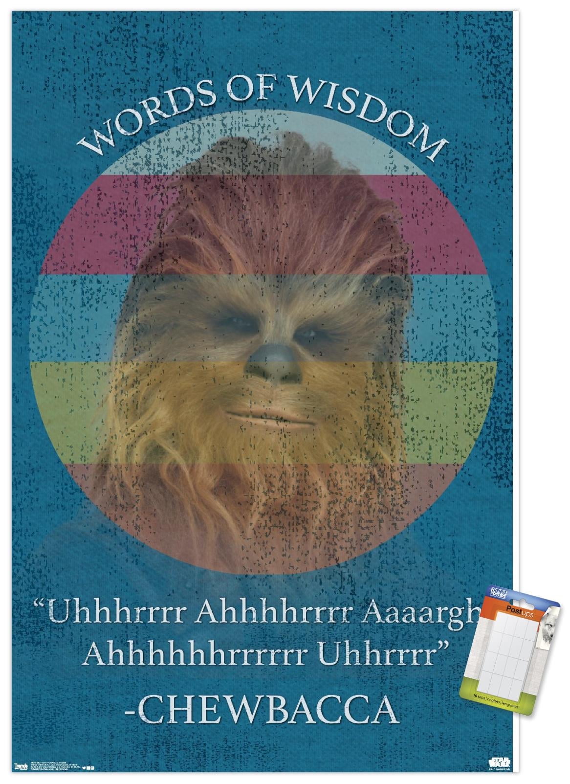 Star Wars: Saga - Chewbacca Quote Wall Poster, 14.725" x 22.375 ...