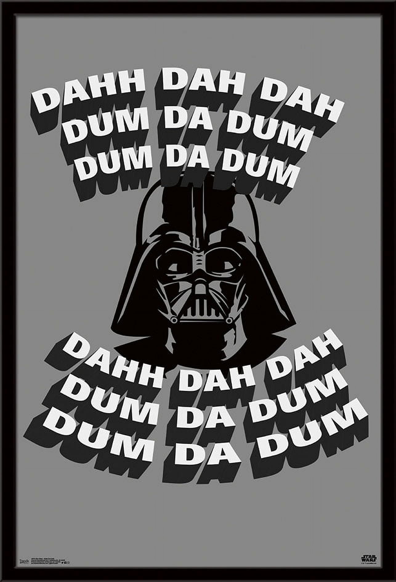 Star Wars: Saga - Dahh Dah Dah Wall Poster, 22.375" x 34", Framed ...