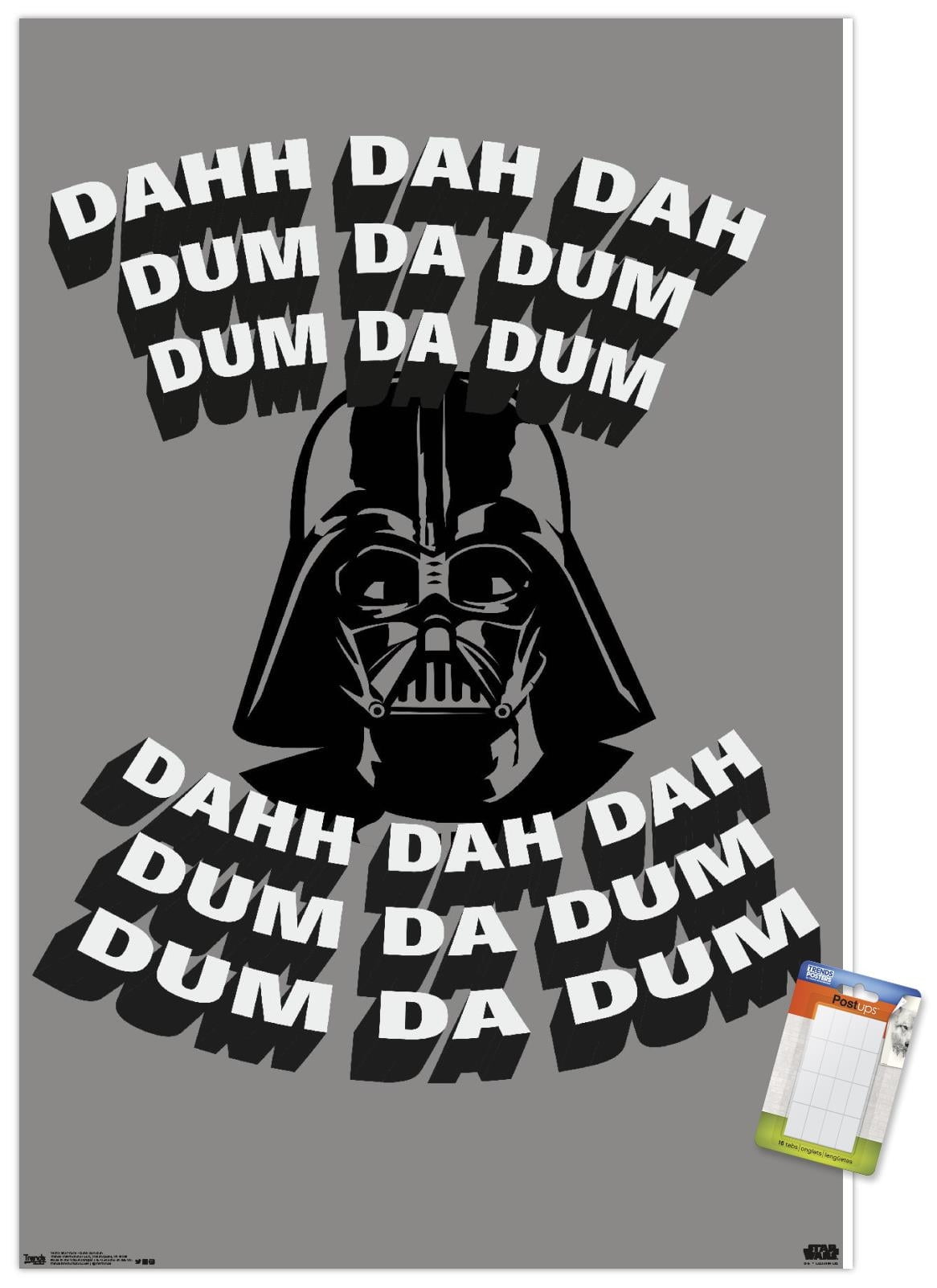 Star Wars: Saga - Dahh Dah Dah Wall Poster, 22.375" x 34" - Walmart.com