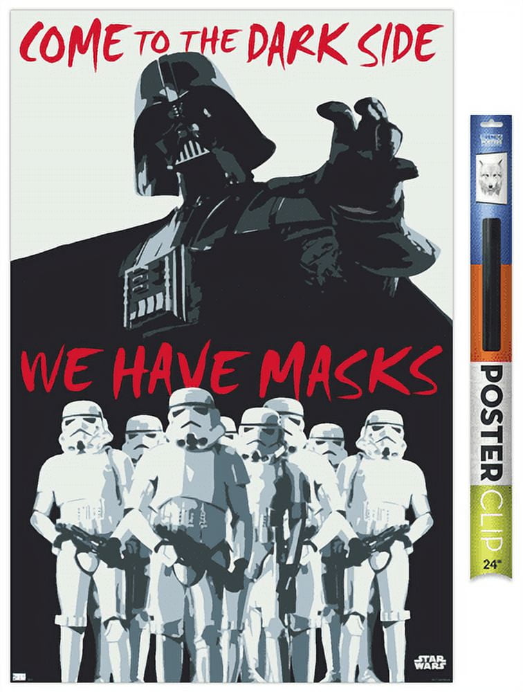 Star Wars: Saga - Dark Side Masks Wall Poster, 22.375" x 34" - Walmart.com