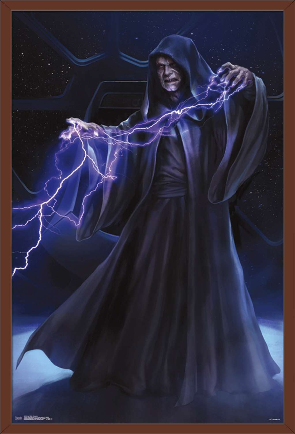 Star Wars: Saga - Emperor Wall Poster, 22.375" x 34", Framed - Walmart.com