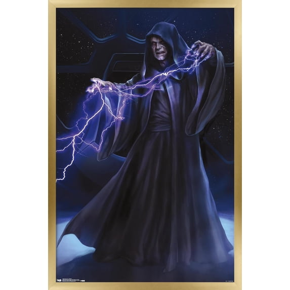 Star Wars: Saga - Emperor Wall Poster, 22.375" x 34", Framed - Walmart.com