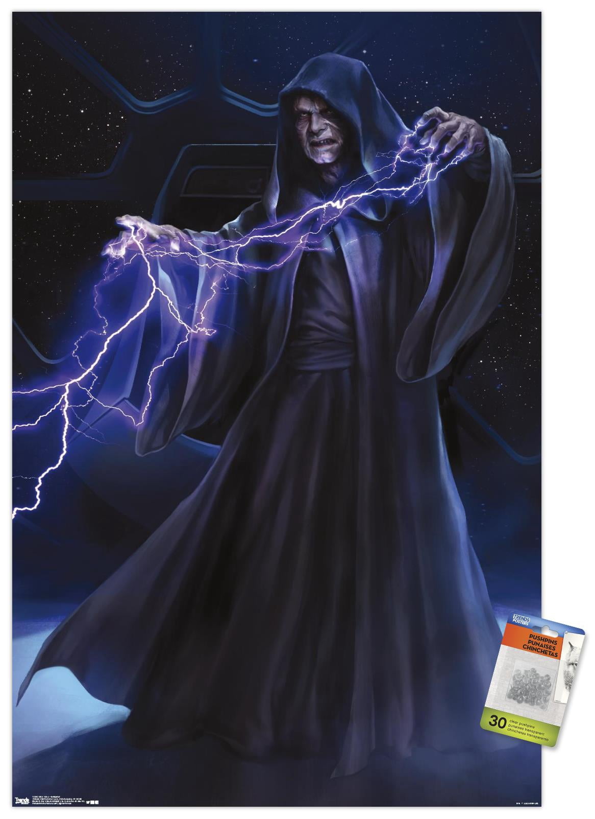 Star Wars: Saga - Emperor Wall Poster with Push Pins, 22.375" x 34 ...