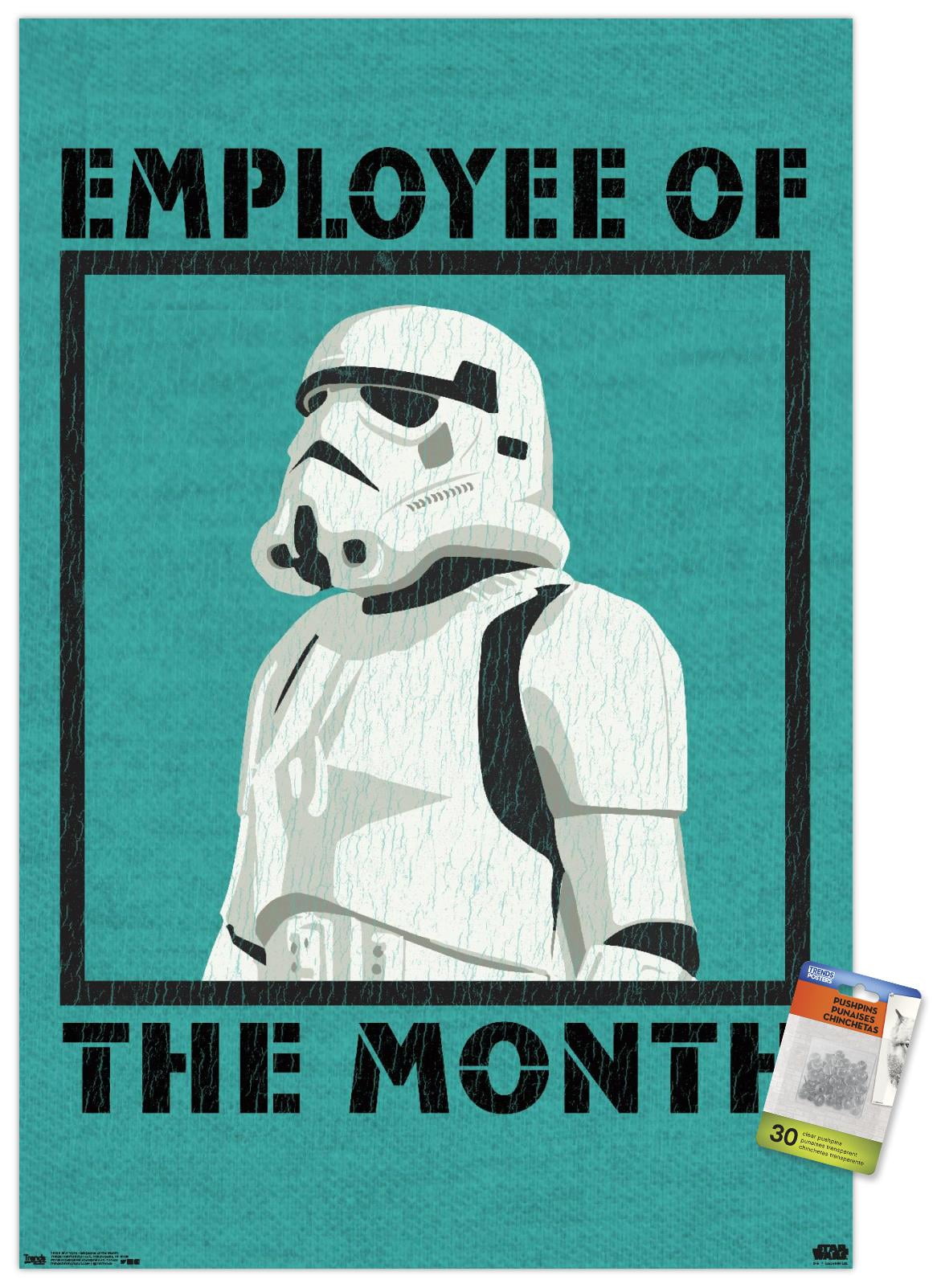 Star Wars: Saga - Employee Of The Month Wall Poster with Push Pins, 22. ...