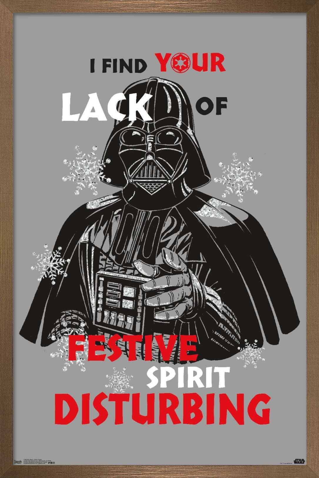 Star Wars: Saga - Festive Spirit Wall Poster, 22.375" x 34", Framed ...