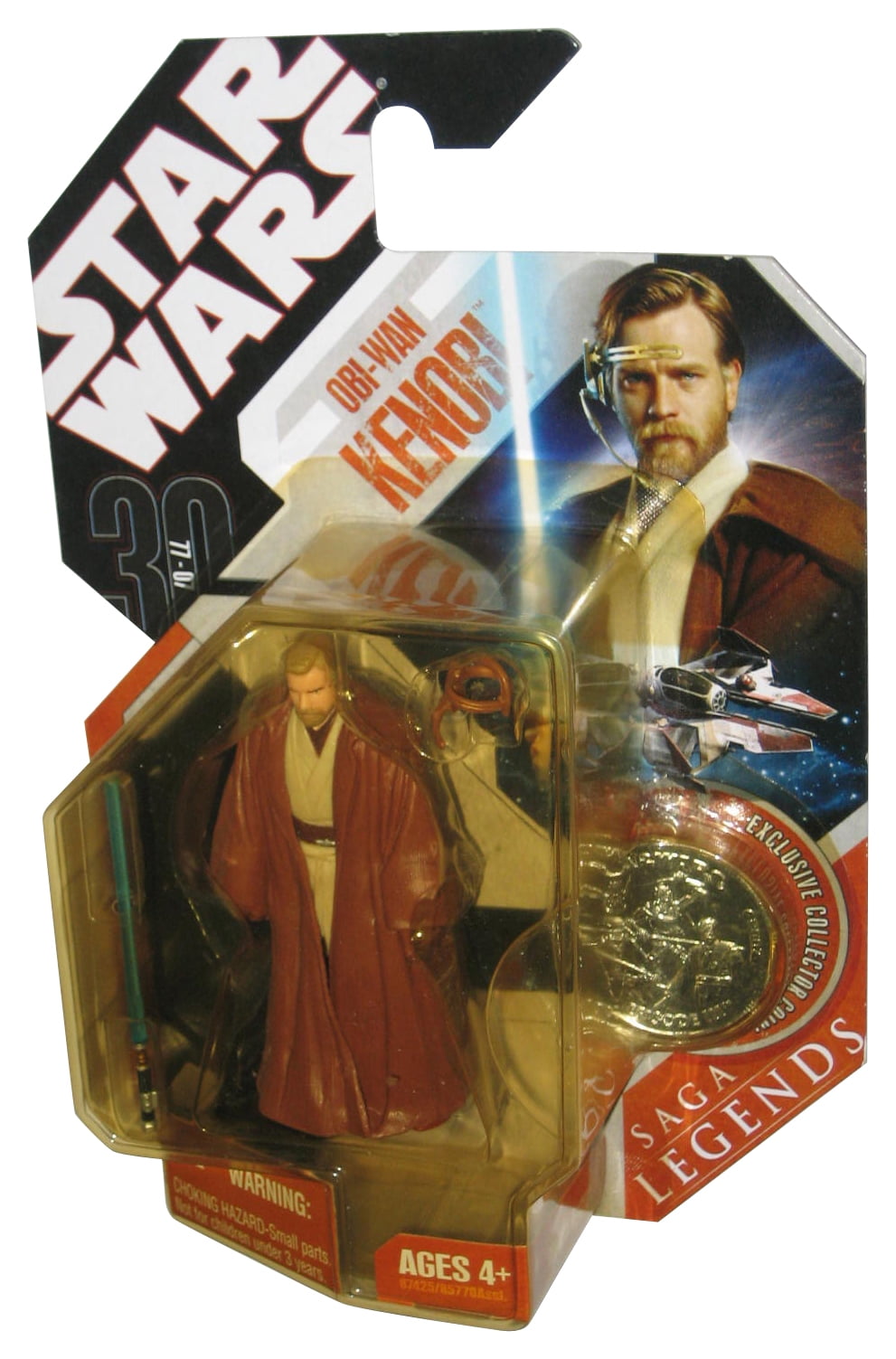 Star Wars Saga Legends 30th Anniversary (2007) Obi-Wan Kenobi Figure w ...