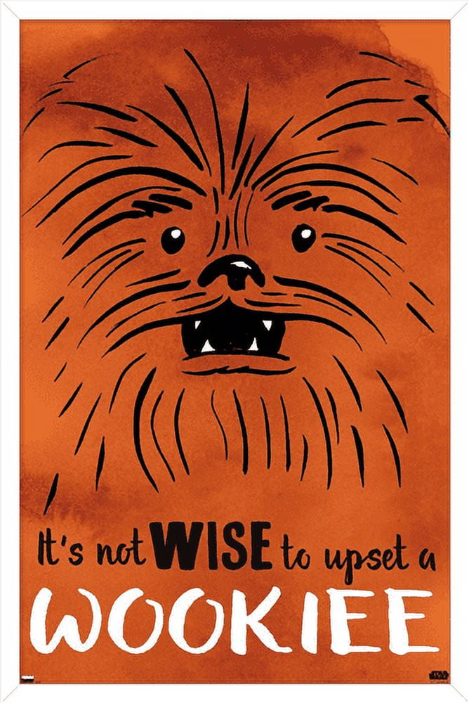 Star Wars: Saga - Upset A Wookiee Wall Poster, 22.375" x 34", Framed ...
