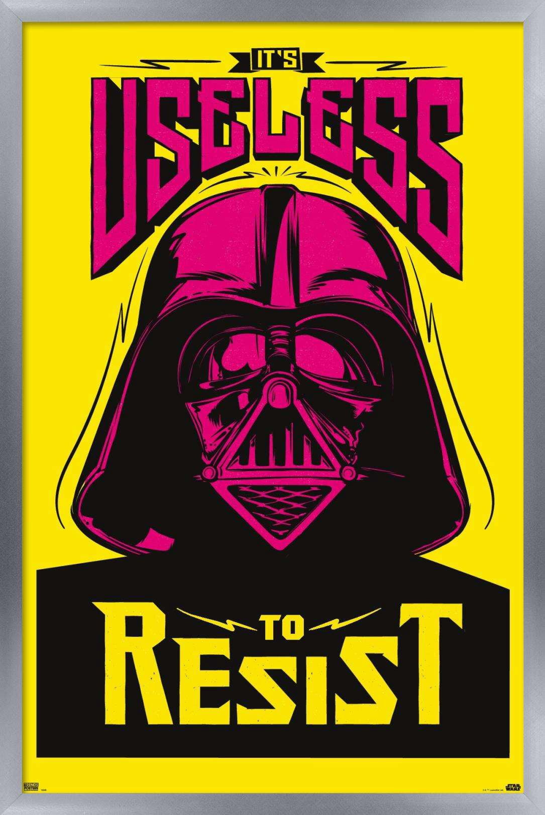 Star Wars: Saga - Useless to Resist Wall Poster, 14.725" x 22.375 ...