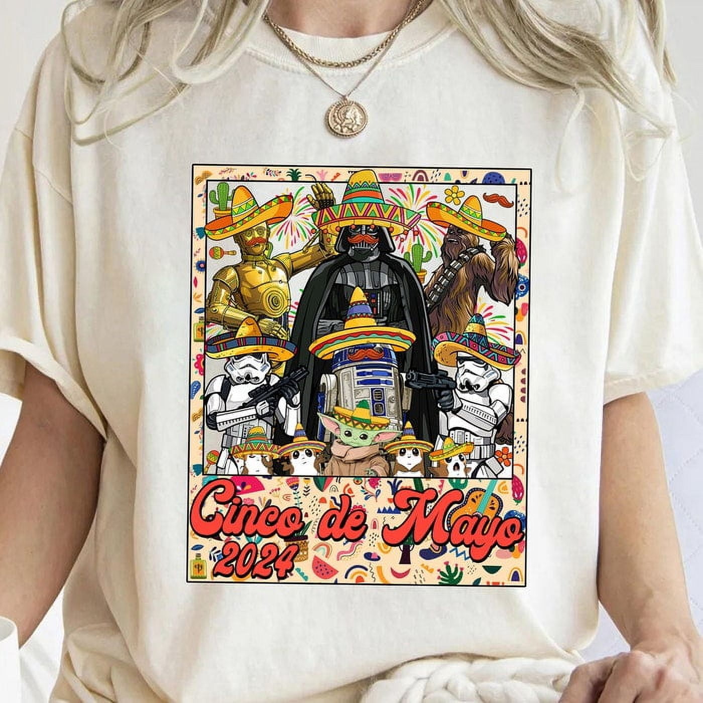 Star Wars Selfie Cinco de Mayo Let's Fiesta Shirt, Mexican Fiesta Shirt ...