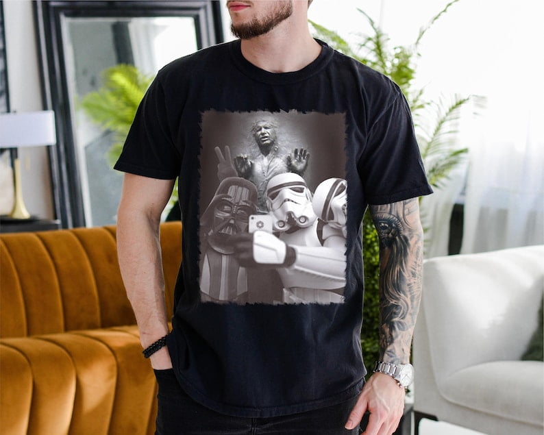 Star Wars Selfie Shirt, Darth Vader Stormtrooper Selfie Shirts ...