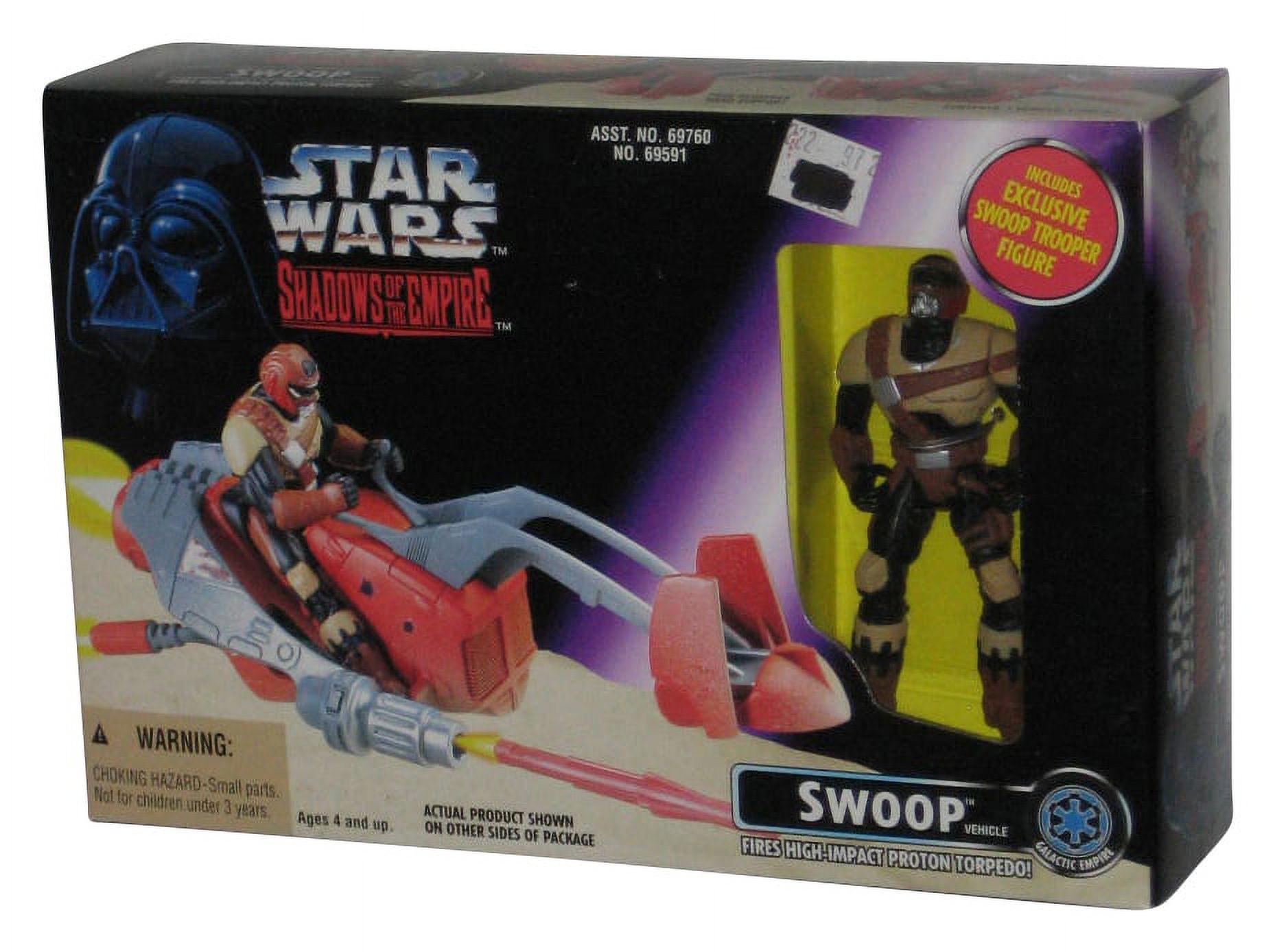 Star Wars Shadows of The Empire (1996) Swoop Vehicle w/ Swoop Trooper ...