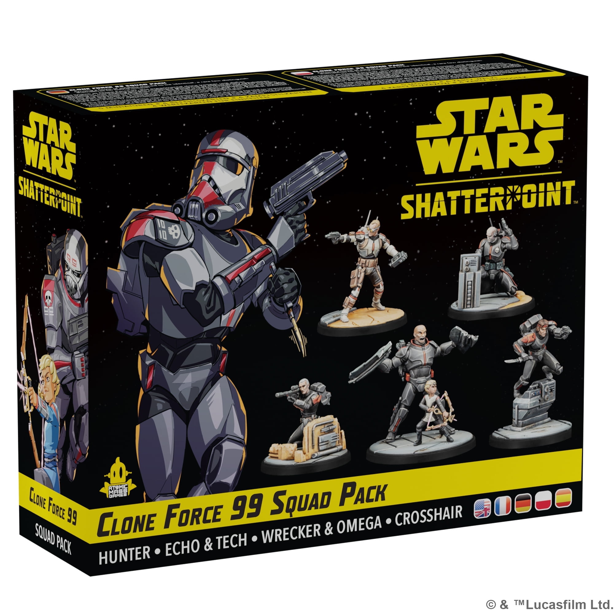 Star Wars: Shatterpoint – Clone Force 99 Squad Pack for Ages 14+, from ...