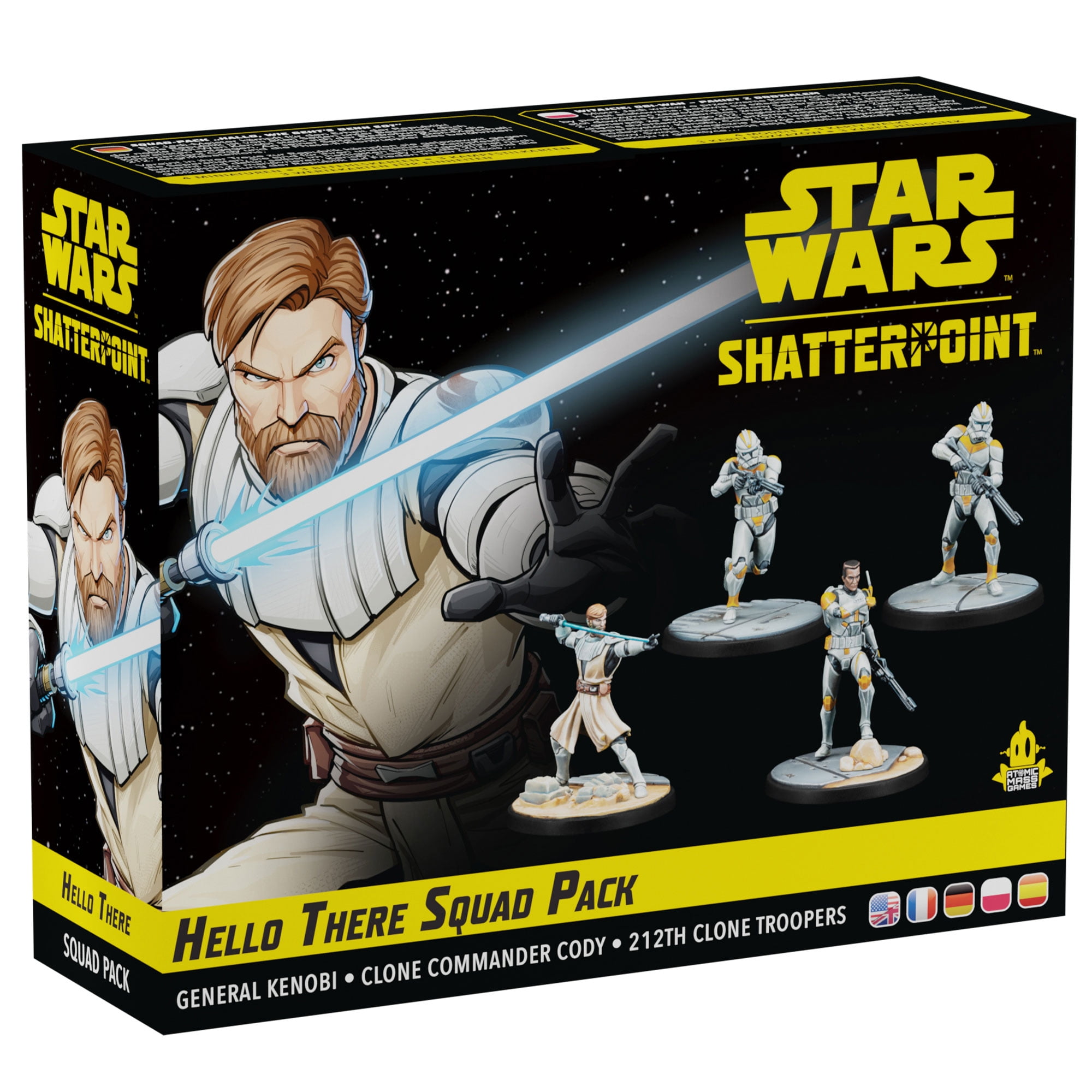 Atomic Mass Games Star Wars Shatterpoint Hello There Squad Pack, Obi ...