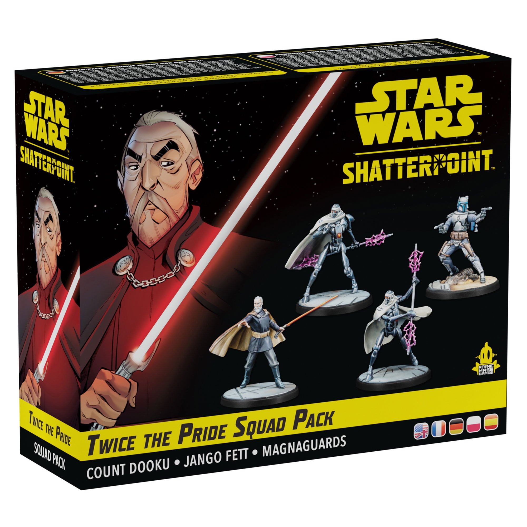 Atomic Mass Games Star Wars Shatterpoint Count Dooku Squad Pack, Sith ...