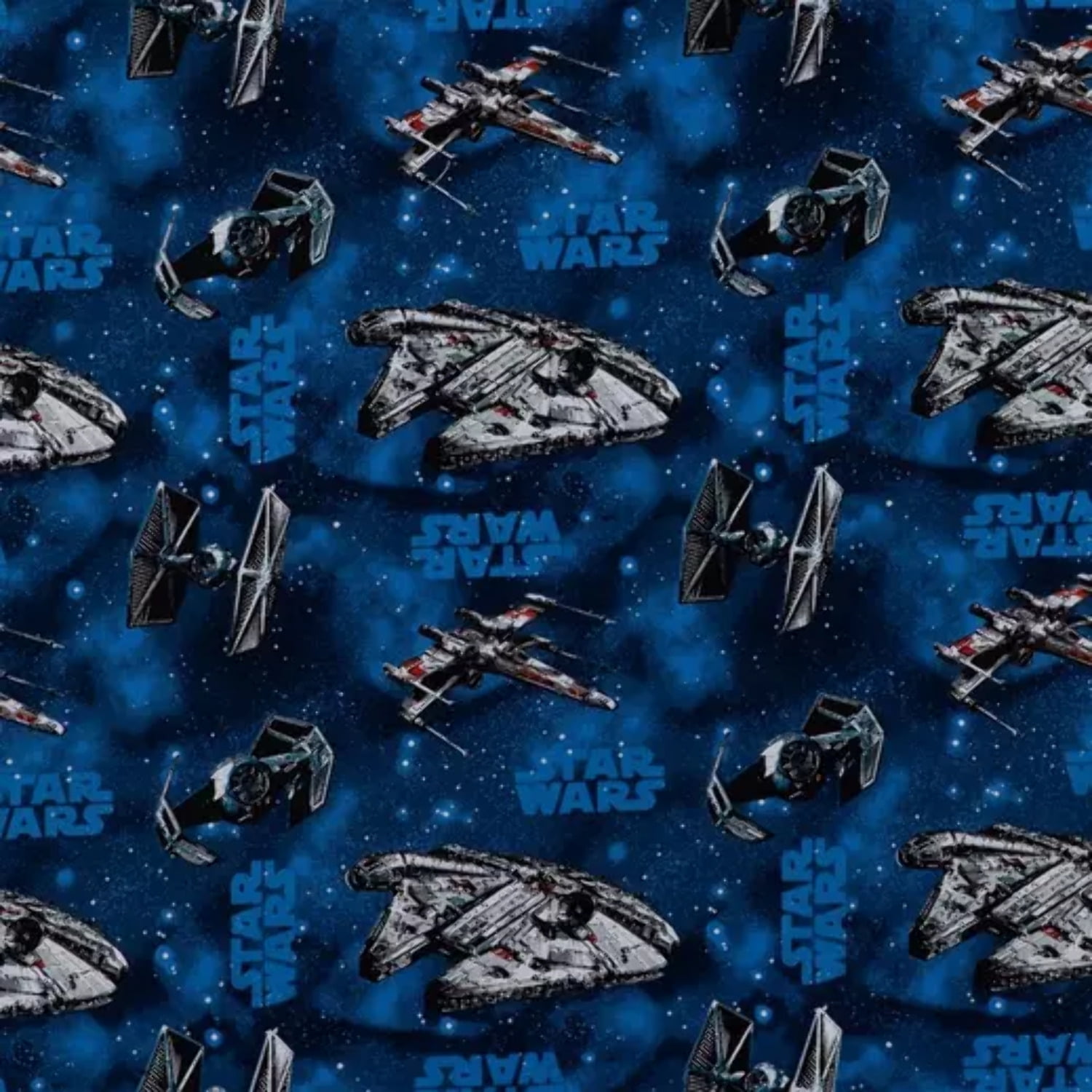 Star Wars Ships Cotton Calico Fabric - Walmart.com