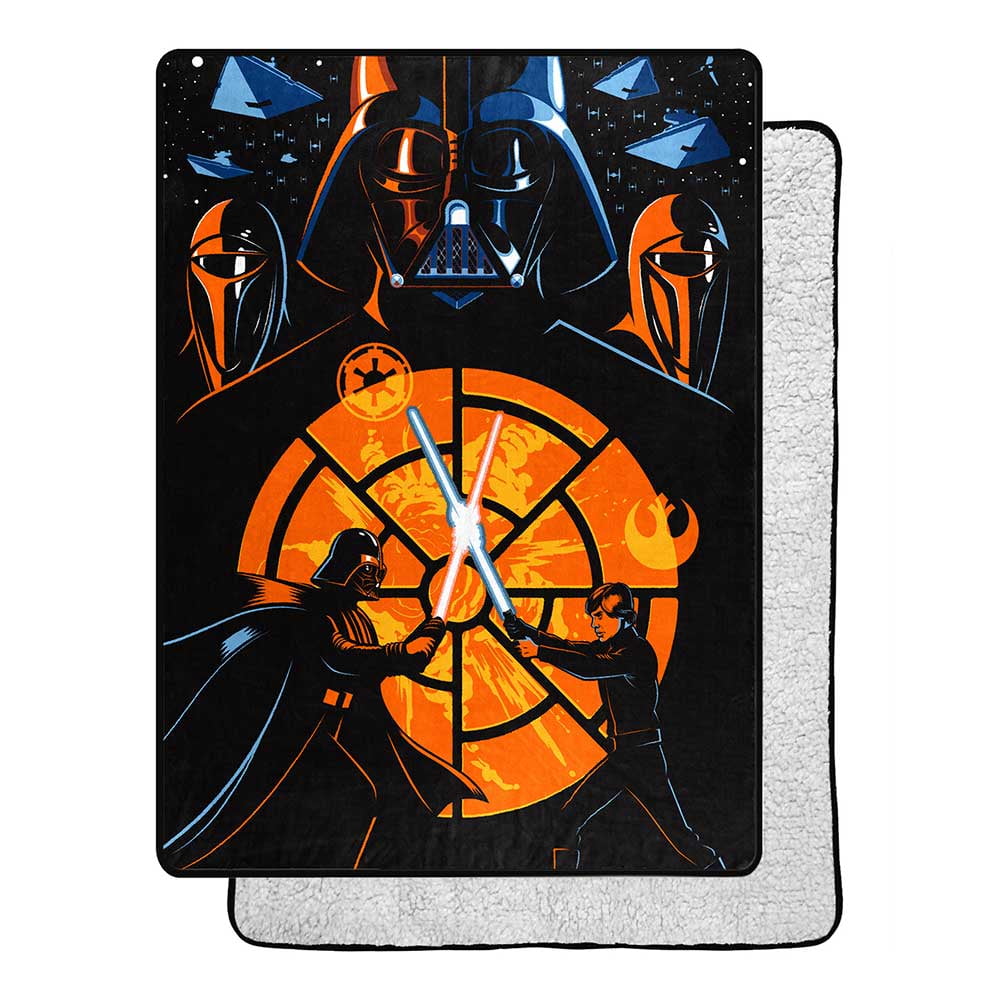 Free Shipping! Star Wars Showdown Silk Touch Sherpa Twin Size, 60 x 80 ...