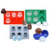 Star Wars Silicone Mold Ice Trays Galactic Empire 4 Pk Darth Vader ...