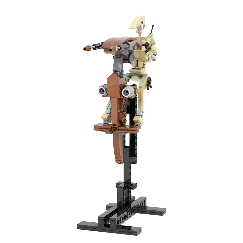 Star Wars Single Trooper Aerial Platform(Brown) Building Block Figure ...