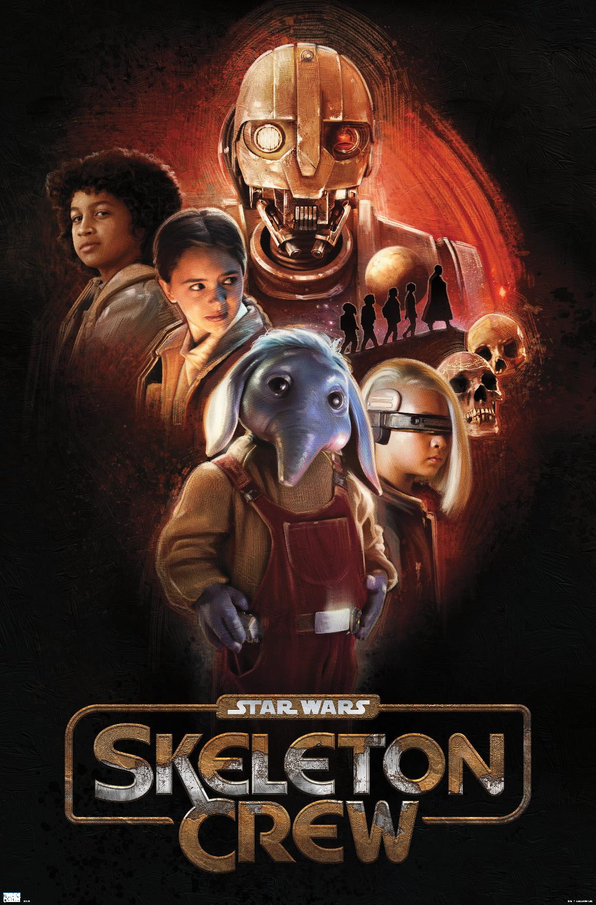 Star Wars: Skeleton Crew - Group Wall Poster, 22.375" x 34" - Walmart.com