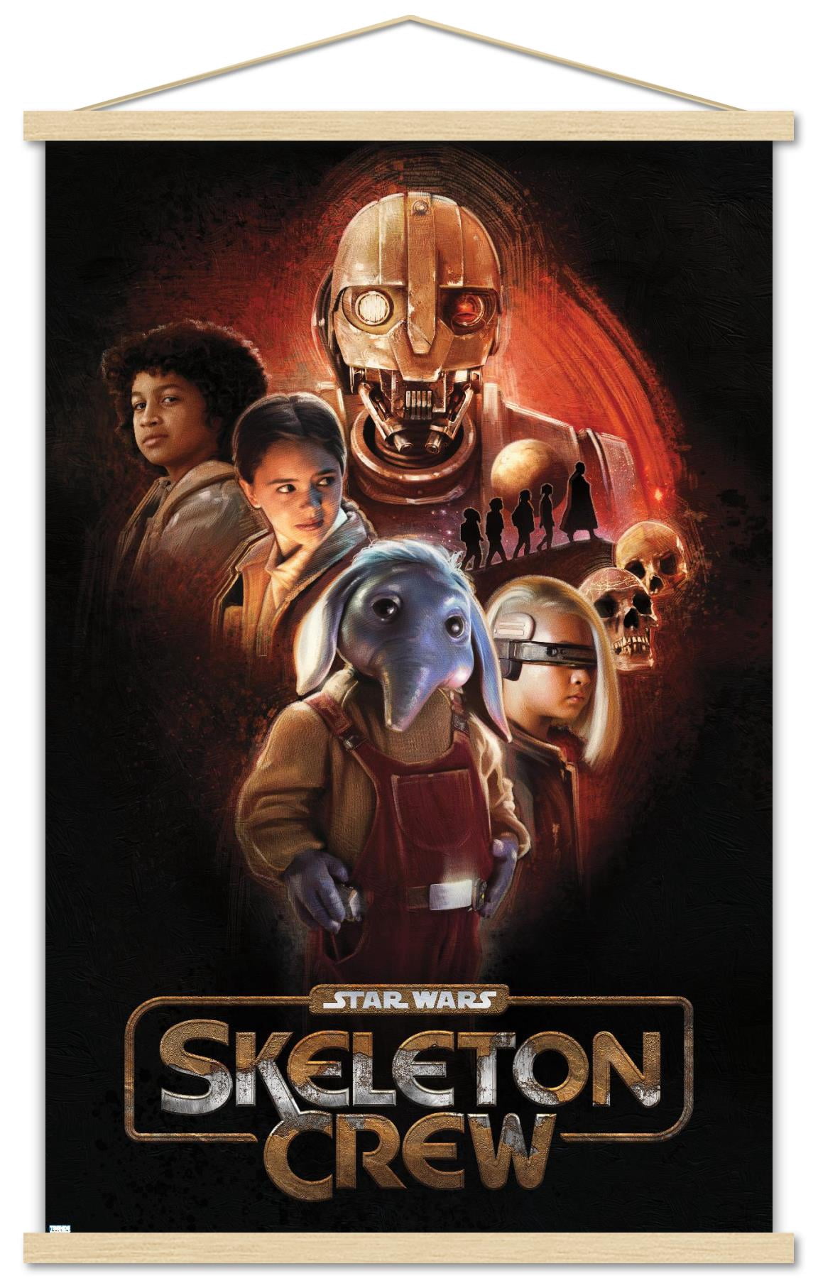 Star Wars: Skeleton Crew - Group Wall Poster with Magnetic Frame, 22. ...