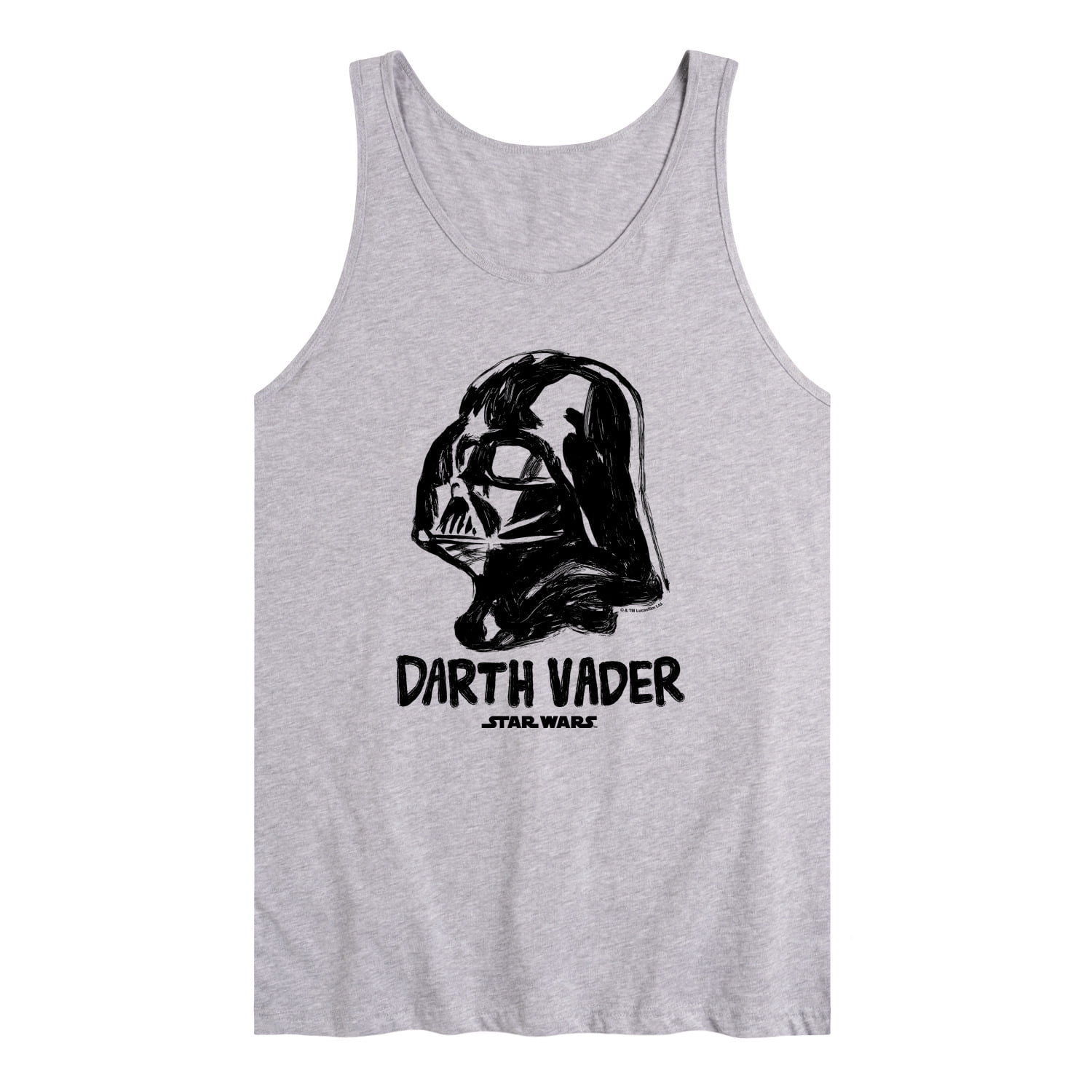 Star Wars - Sketch Darth Vader - Men's Sleeveless Graphic Tank ...