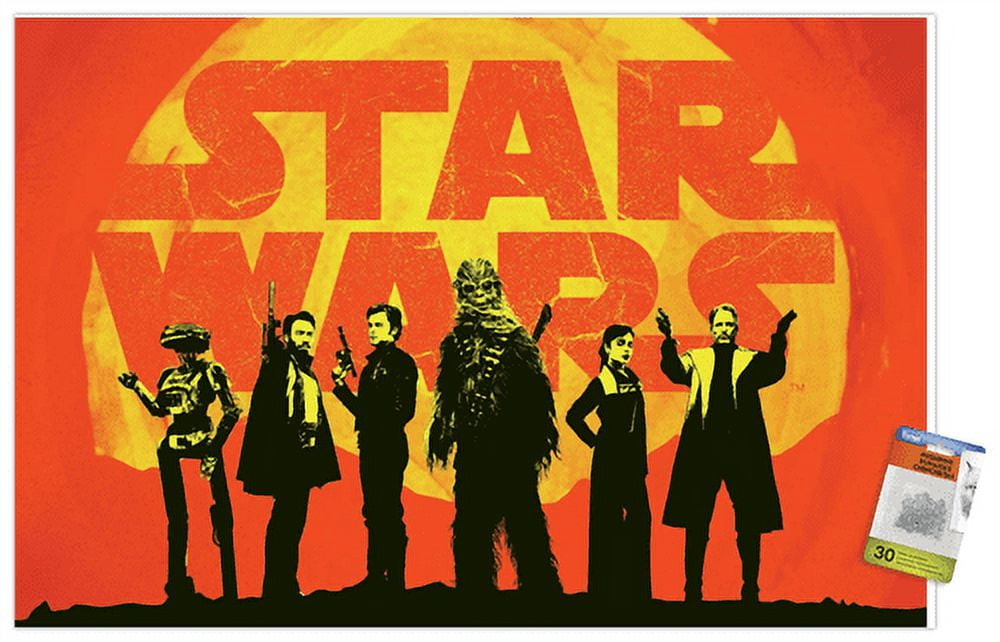 Star Wars: Solo - Group Wall Poster with Push Pins, 22.375" x 34 ...