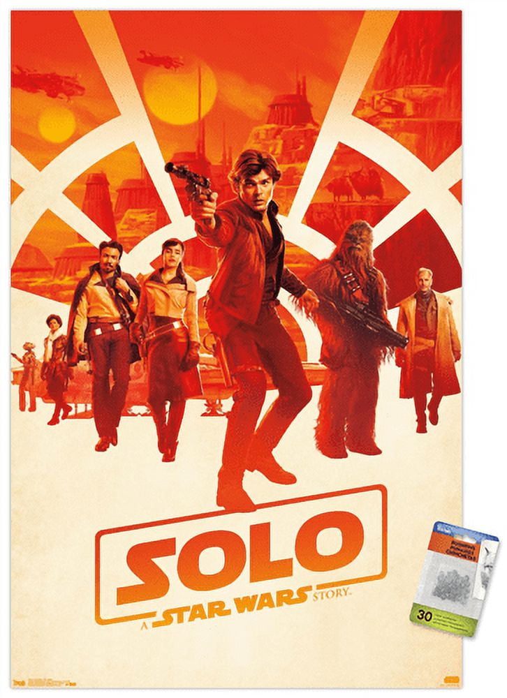 Star Wars: Solo - One Sheet Wall Poster with Push Pins, 22.375" x 34 ...