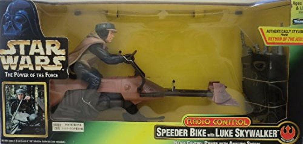 Star Wars Speeder Bike with Luke Skywalker Radio Control Vehicle - Walmart.com