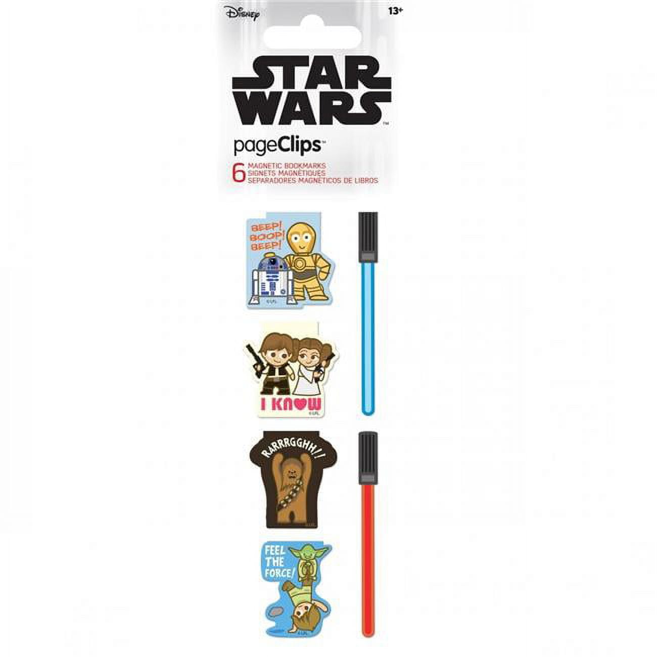Star Wars Star Wars Characters Magnetic Page Clip Bookmarks - Walmart.com