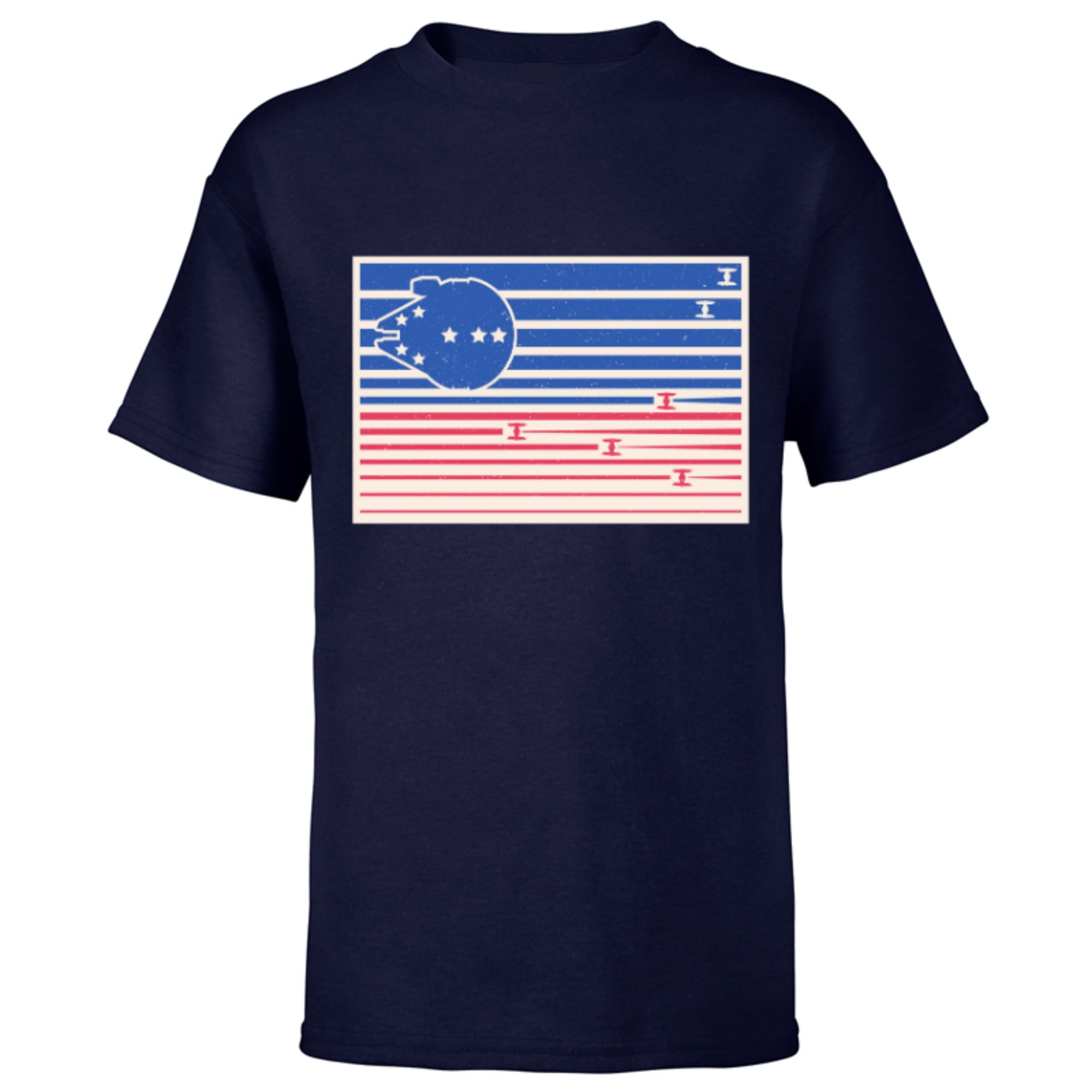 Star Wars Stars and Stripes July 4th - Short Sleeve T-Shirt for Kids ...