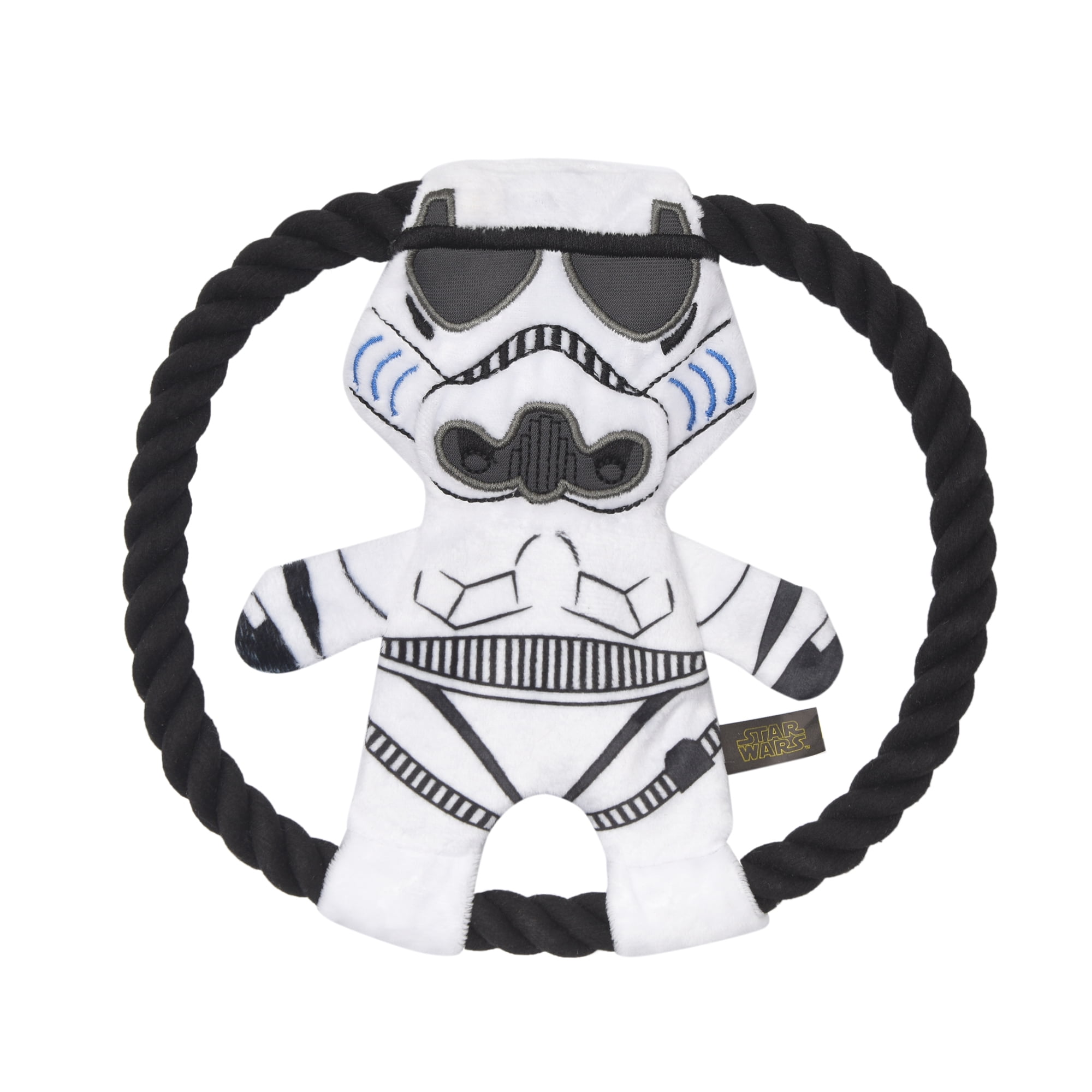 Star Wars Storm Trooper Plush Rope Frisbee Dog Toy - Walmart.com
