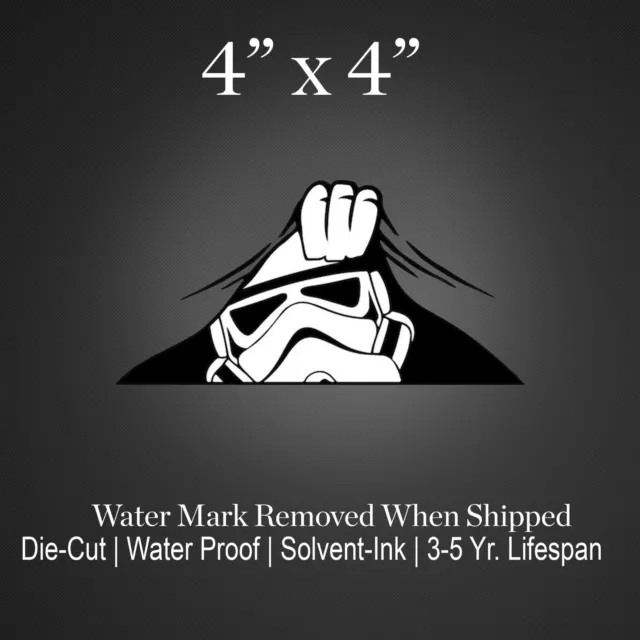 Star Wars Storm Trooper Sticker Decal Luke Skywalker Vinyl Sticker ...
