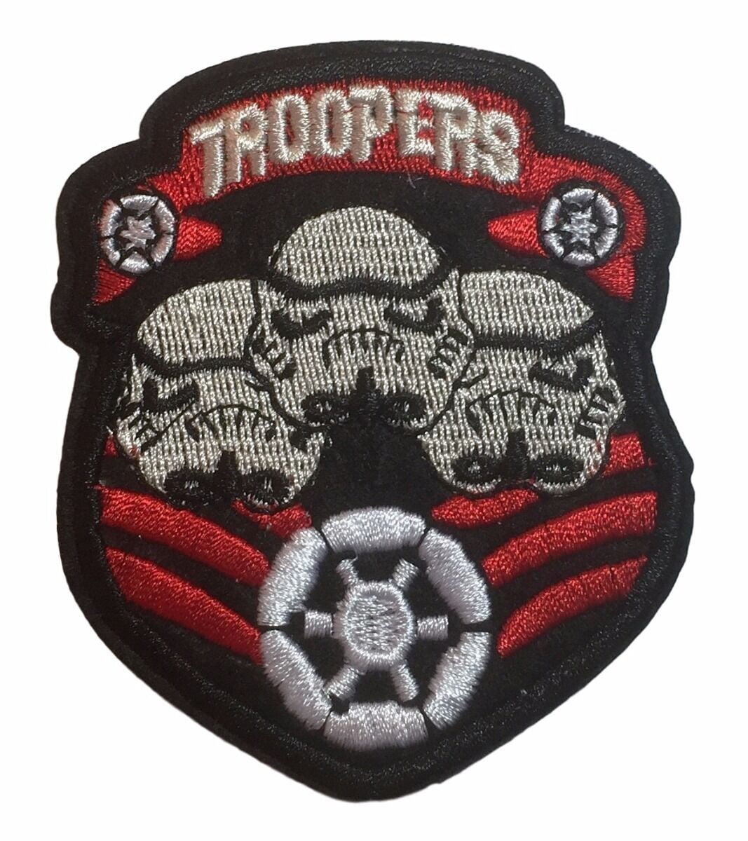 Star Wars Stormtrooper Banner 2 3/4" Wide Embroidered Iron On Patch ...