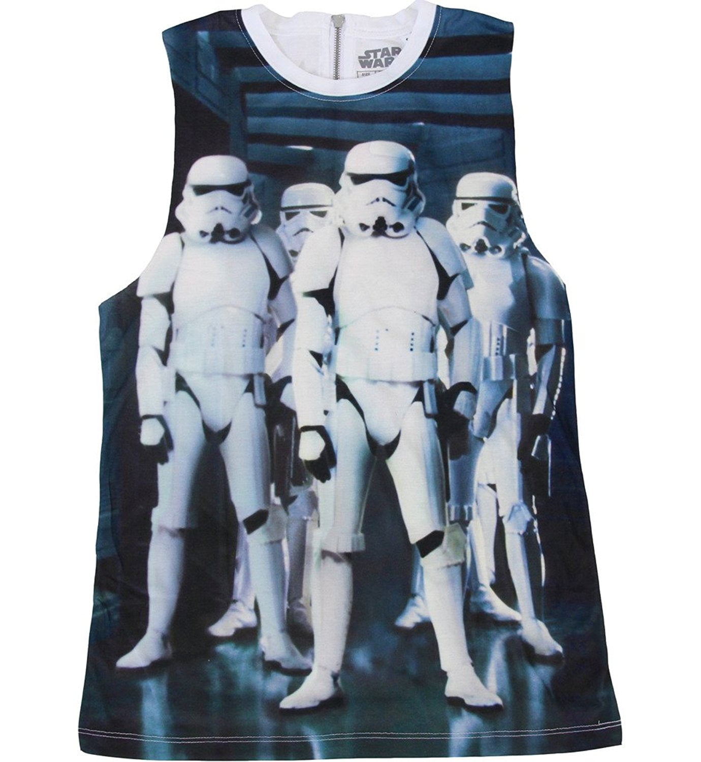 Star Wars Stormtrooper Group Juniors Muscle Tank Top - Walmart.com