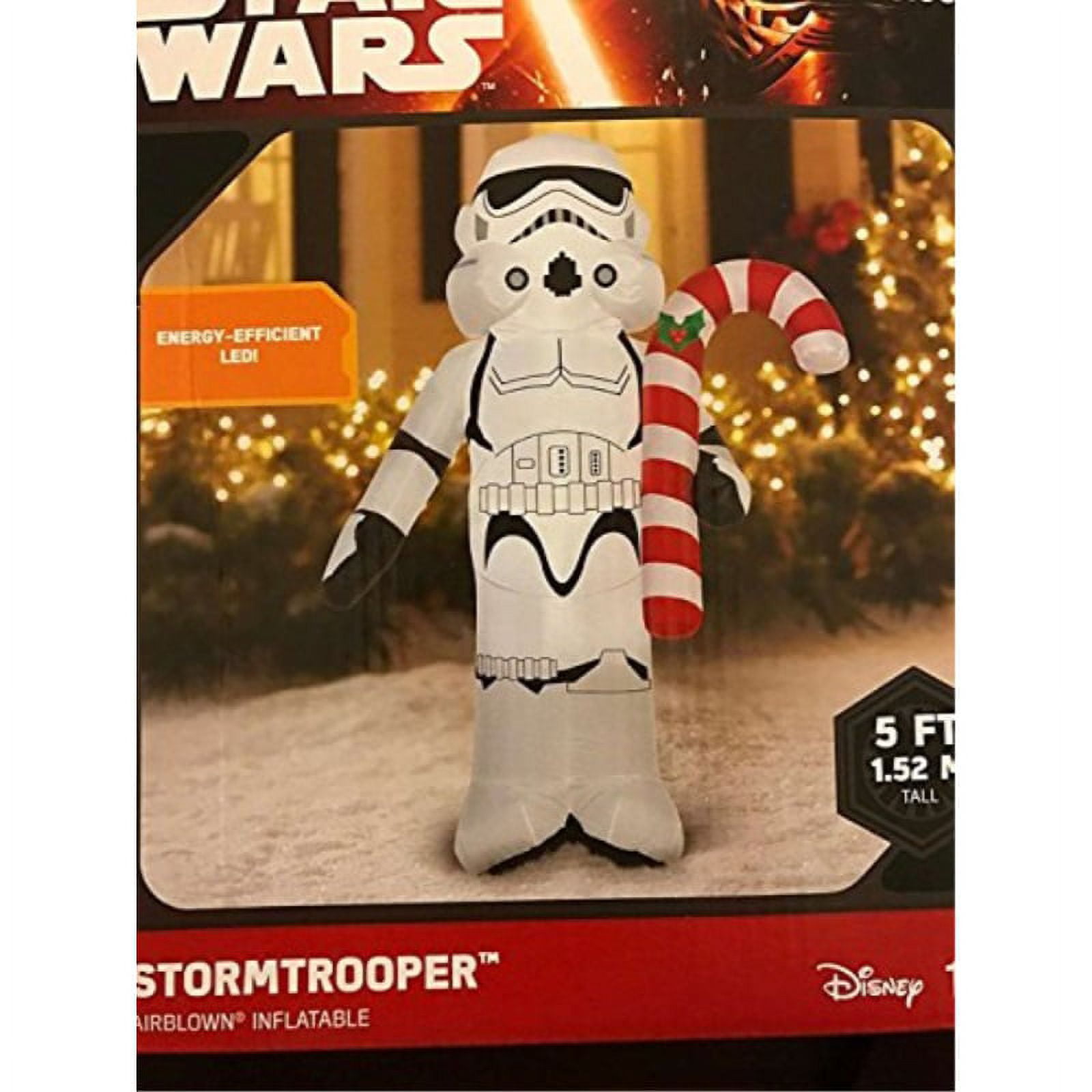 Star Wars Stormtrooper with Candy Cane Holiday Airblown Inflatile ...