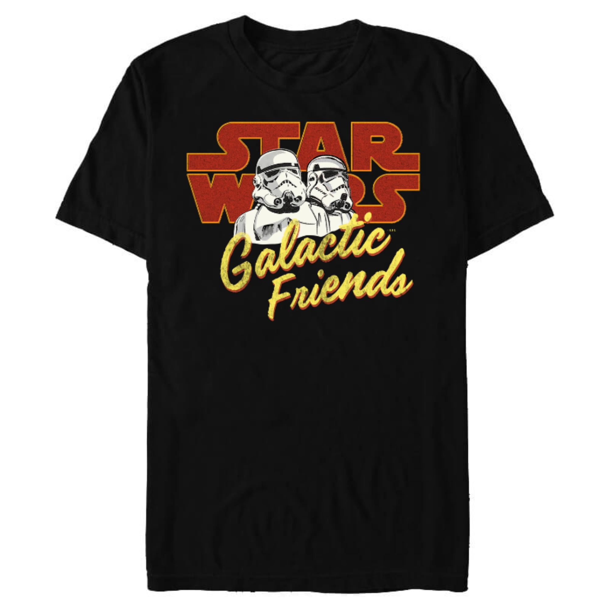 Star Wars Stormtroopers Galactic Friends - Short Sleeve Blended T-Shirt ...