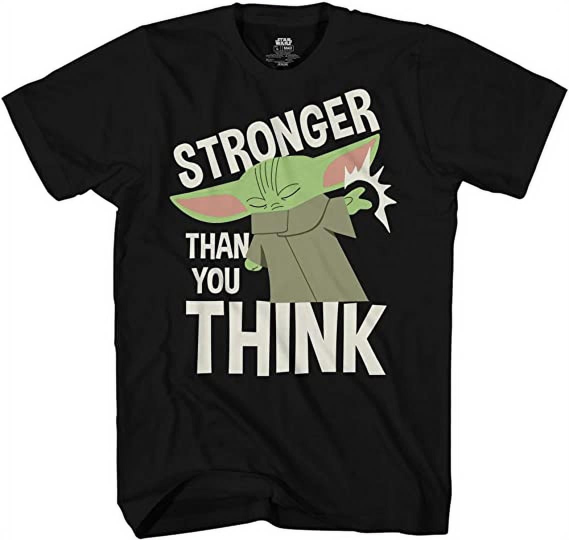Star Wars Stronger Than You Think Graphic Glow in The Dark T-Shirt for ...