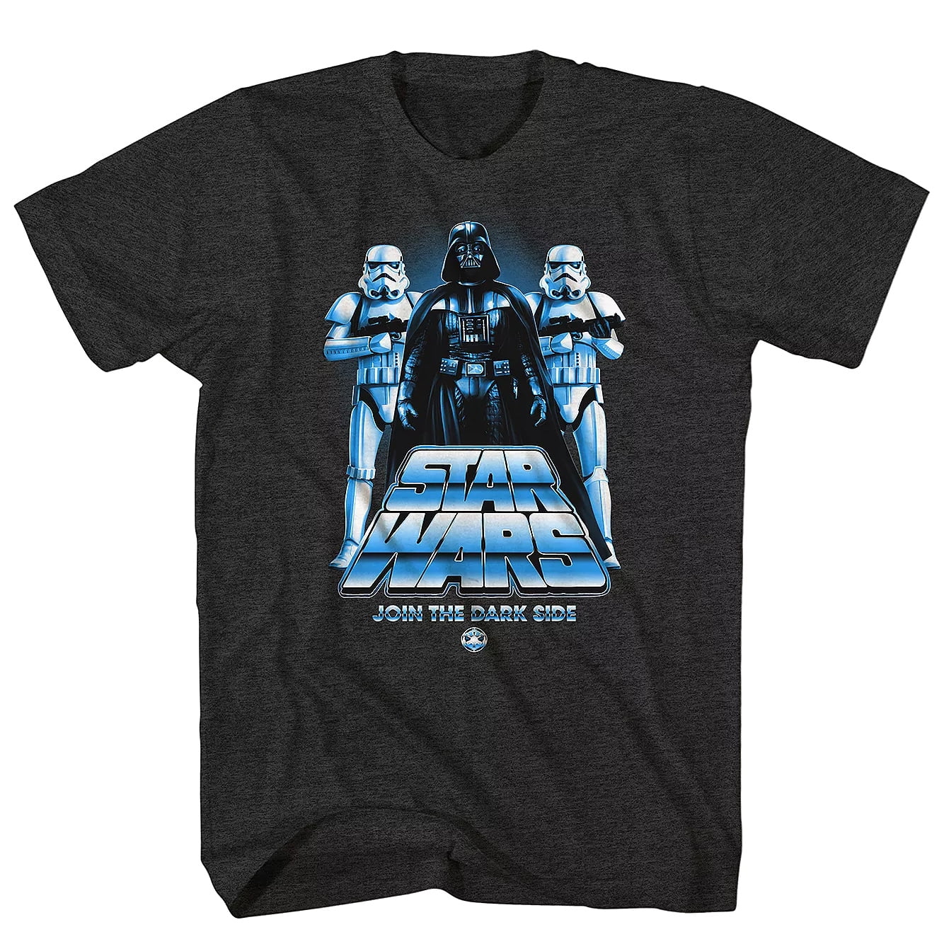 Star Wars T-Shirt Men's Darth Vader and Troopers The Dark Side Big and ...