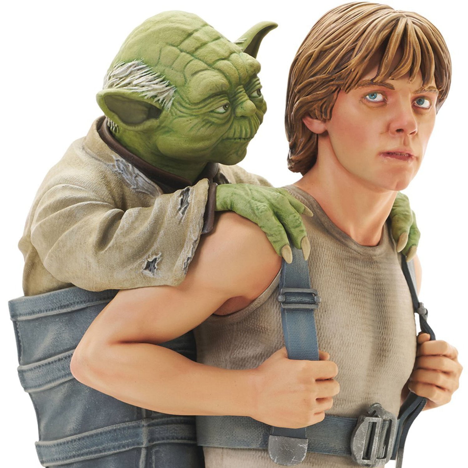 Star Wars TESB Luke with Yoda 1:6 Mini-Bust - Walmart.com