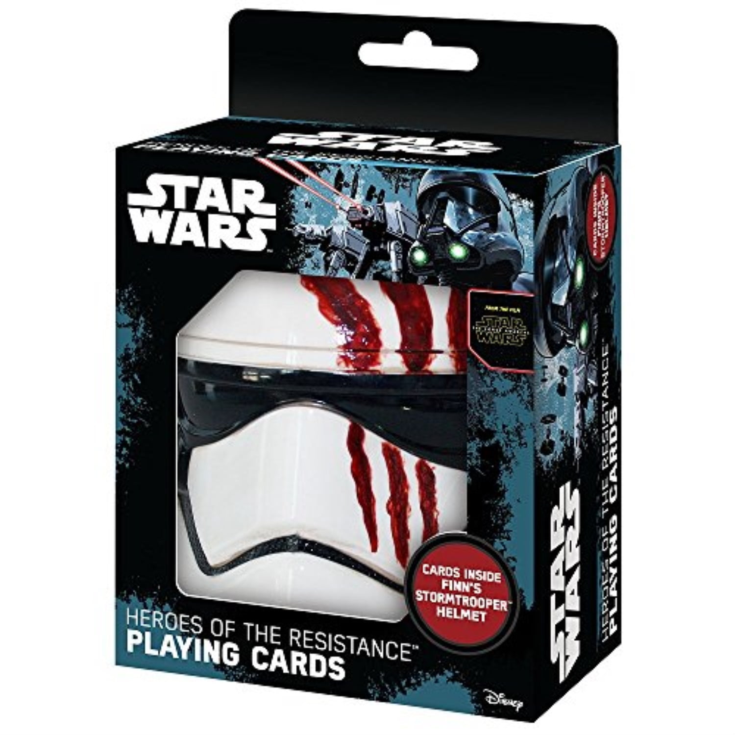 Star Wars TFA Playing Cards Finn Storm Trooper Blood Helmet Heroes of ...