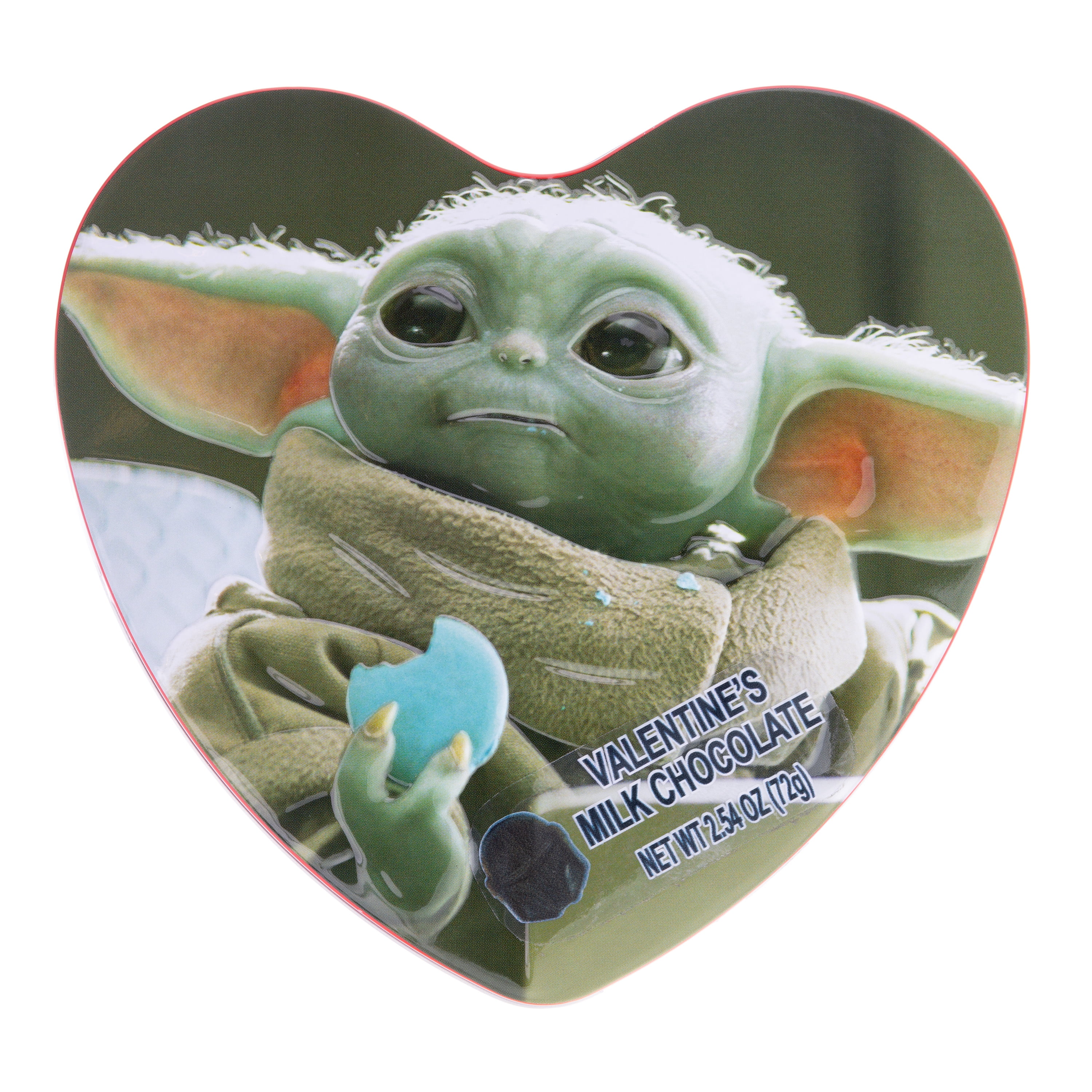 Star Wars: Mandalorian Valentine's Day Candy - Grogu Heart Tin with ...