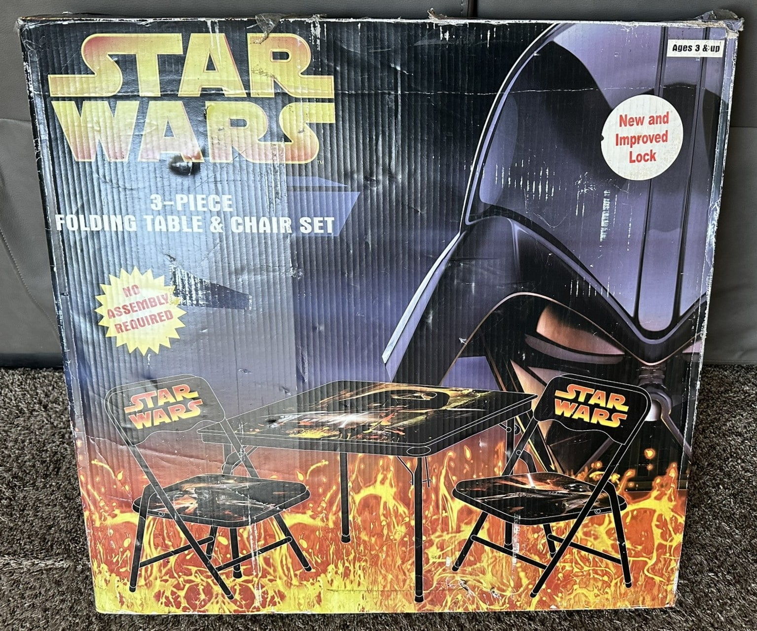 Star Wars Table and Chairs 3 Piece Set 2005 NEW - Walmart.com