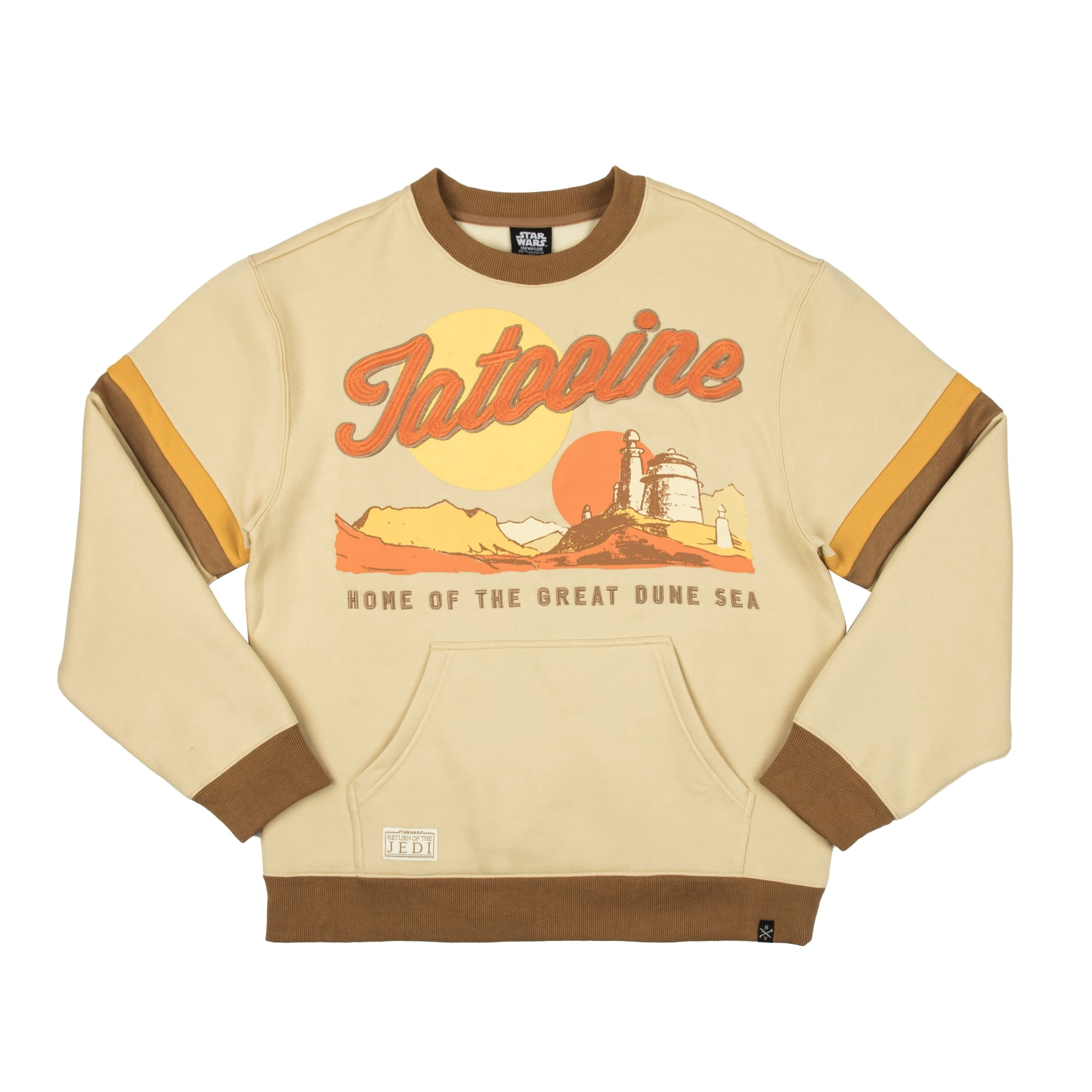 Star Wars Tatooine Home Of The Dune Sea Adult Sand Crew Neck Long ...