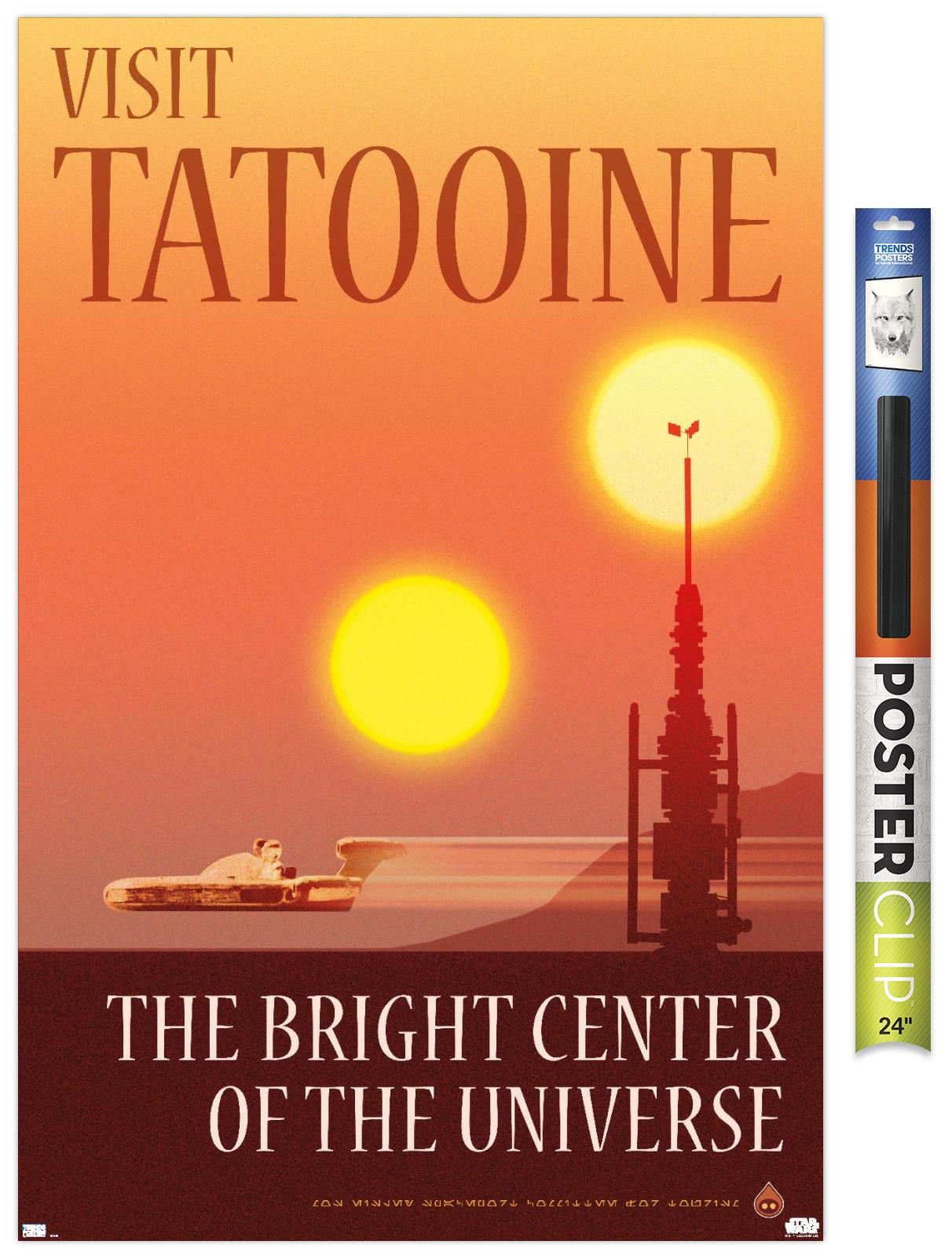 Star Wars: Tatooine - The Bright Center by Russell Walks Wall Poster, 22.375" x 34" - Walmart.com
