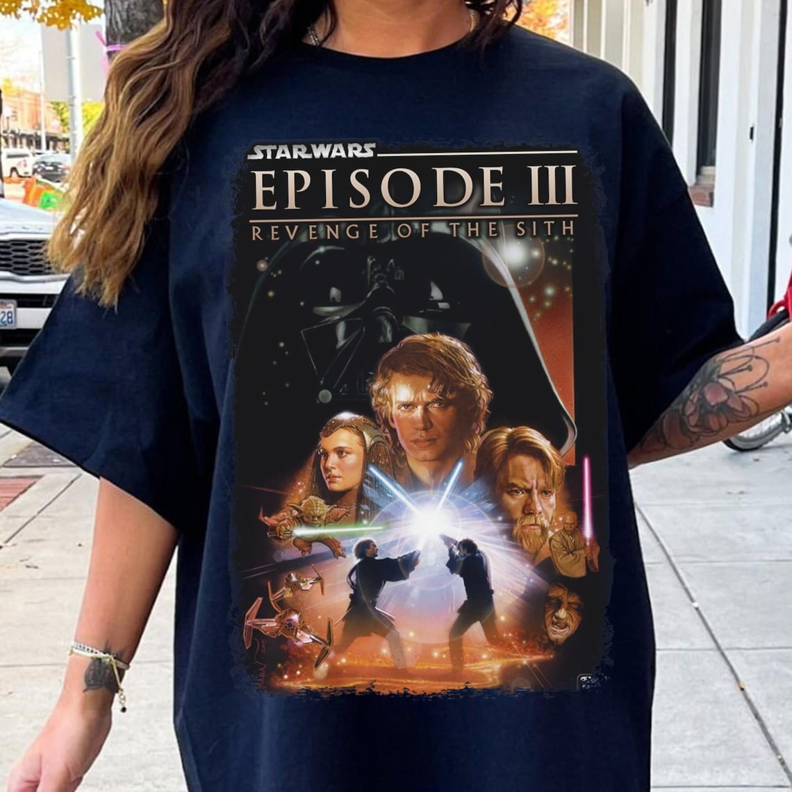 Star Wars Team 3 Han Solo Vader Revenge Of The Sith Comfort T-Shirt, Star Wars Episode III ...