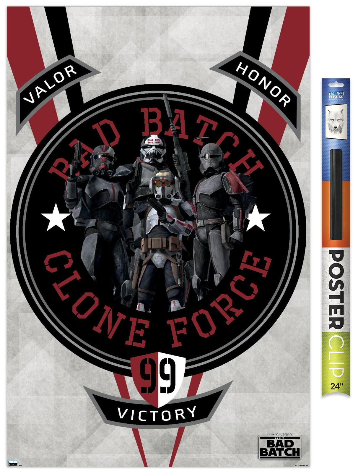 Star Wars: The Bad Batch - Badge Wall Poster, 22.375" x 34" - Walmart.com
