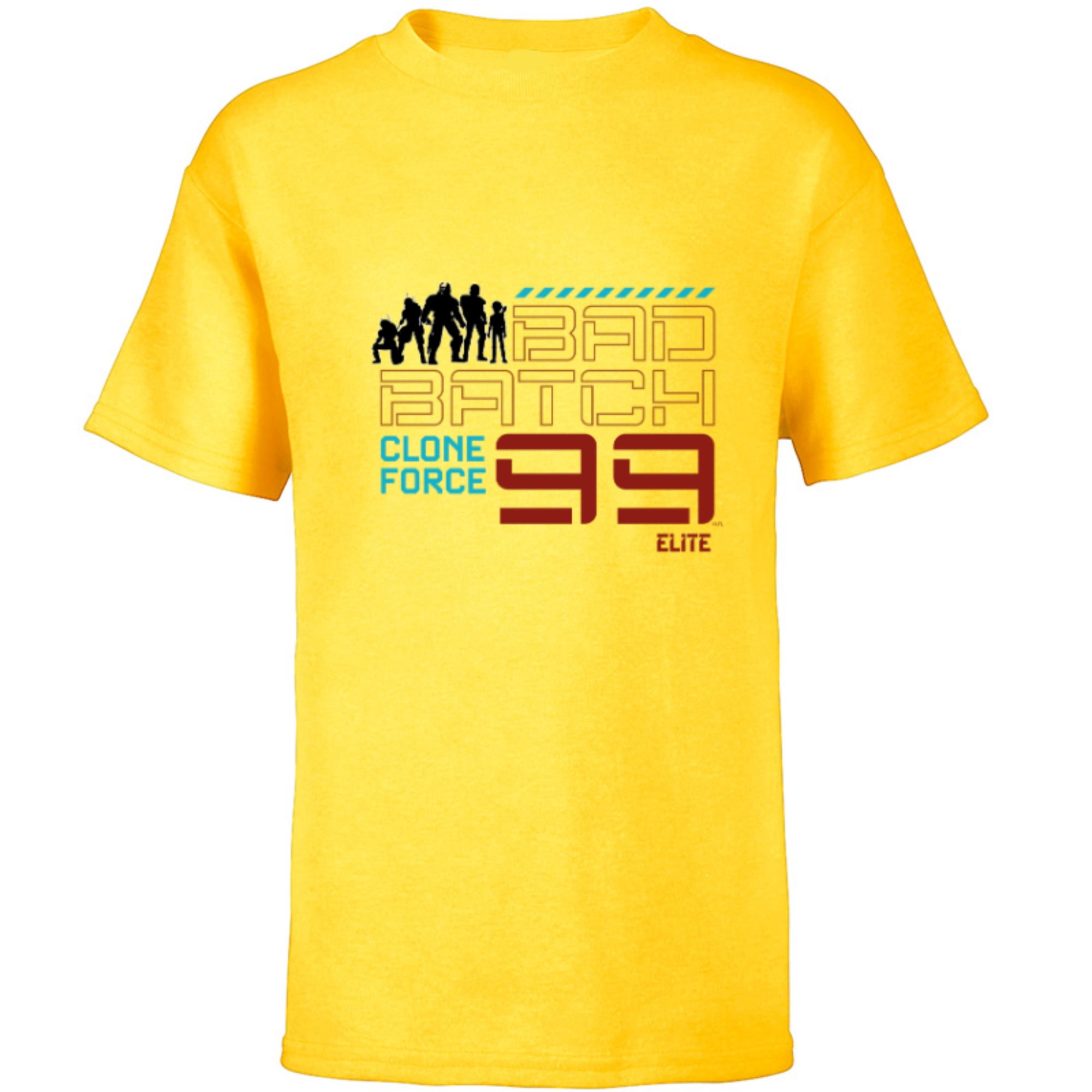 Star Wars The Bad Batch Clone Force 99 Elite Team Silhouette - Short ...